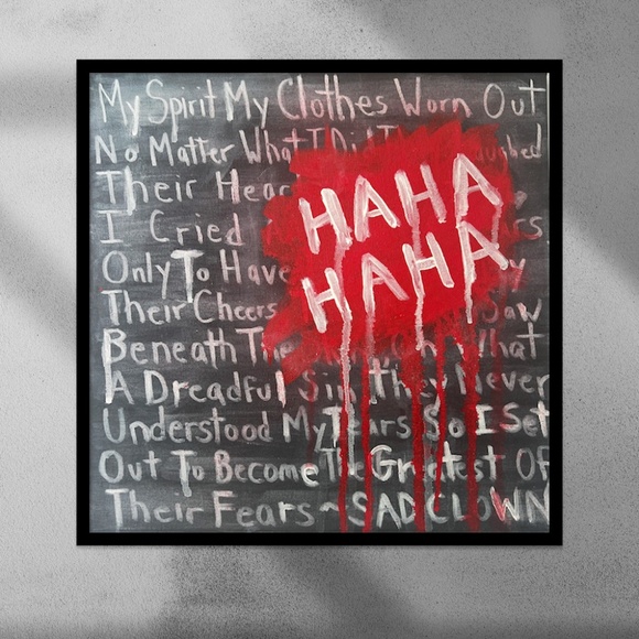 Art | The Joker Haha Original Graffiti Quote Art Strong Language ...